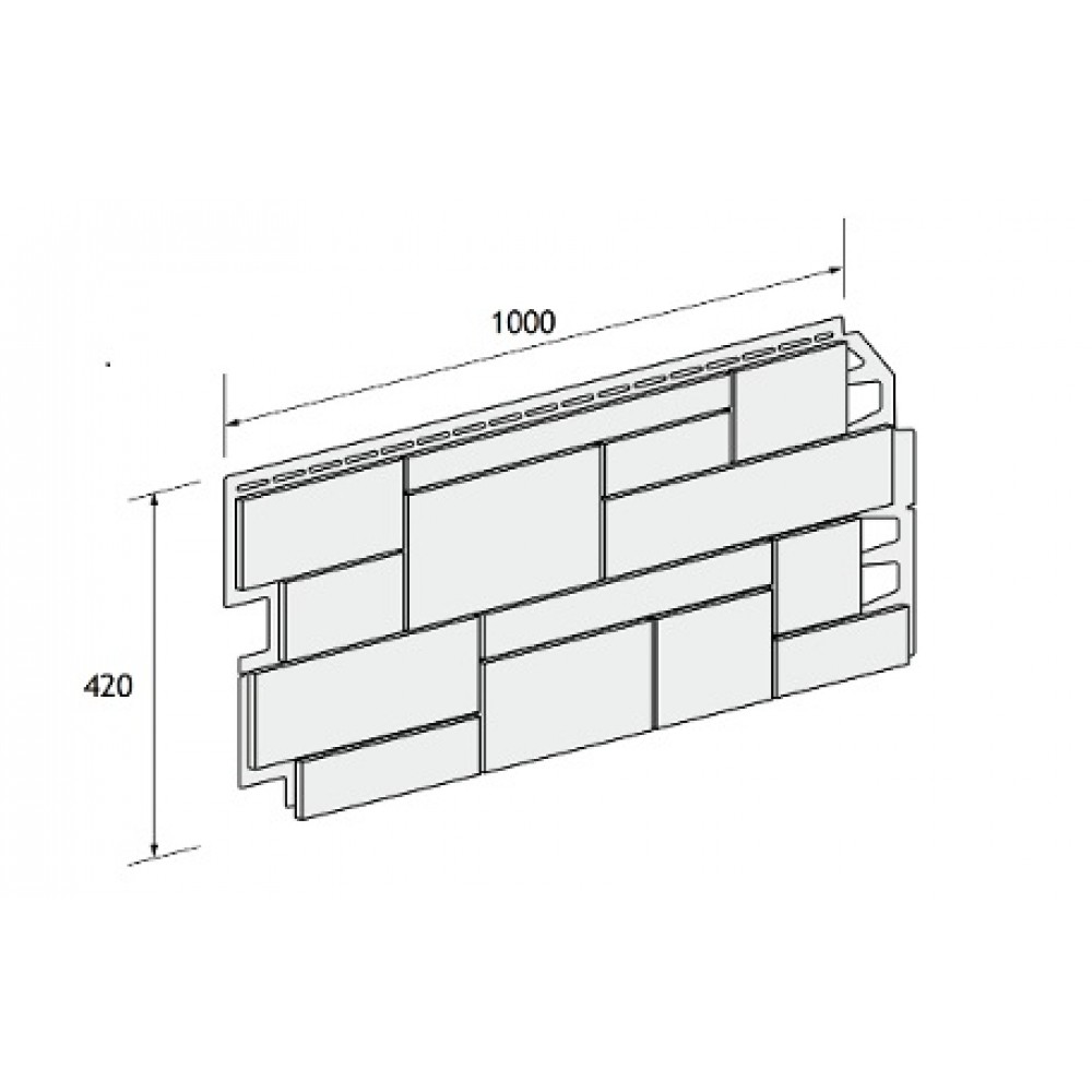 Купить фасадную панель VOX Solid Sandstone Светло-коричневый/LIGHT BROWN в Москве по выгодным ...